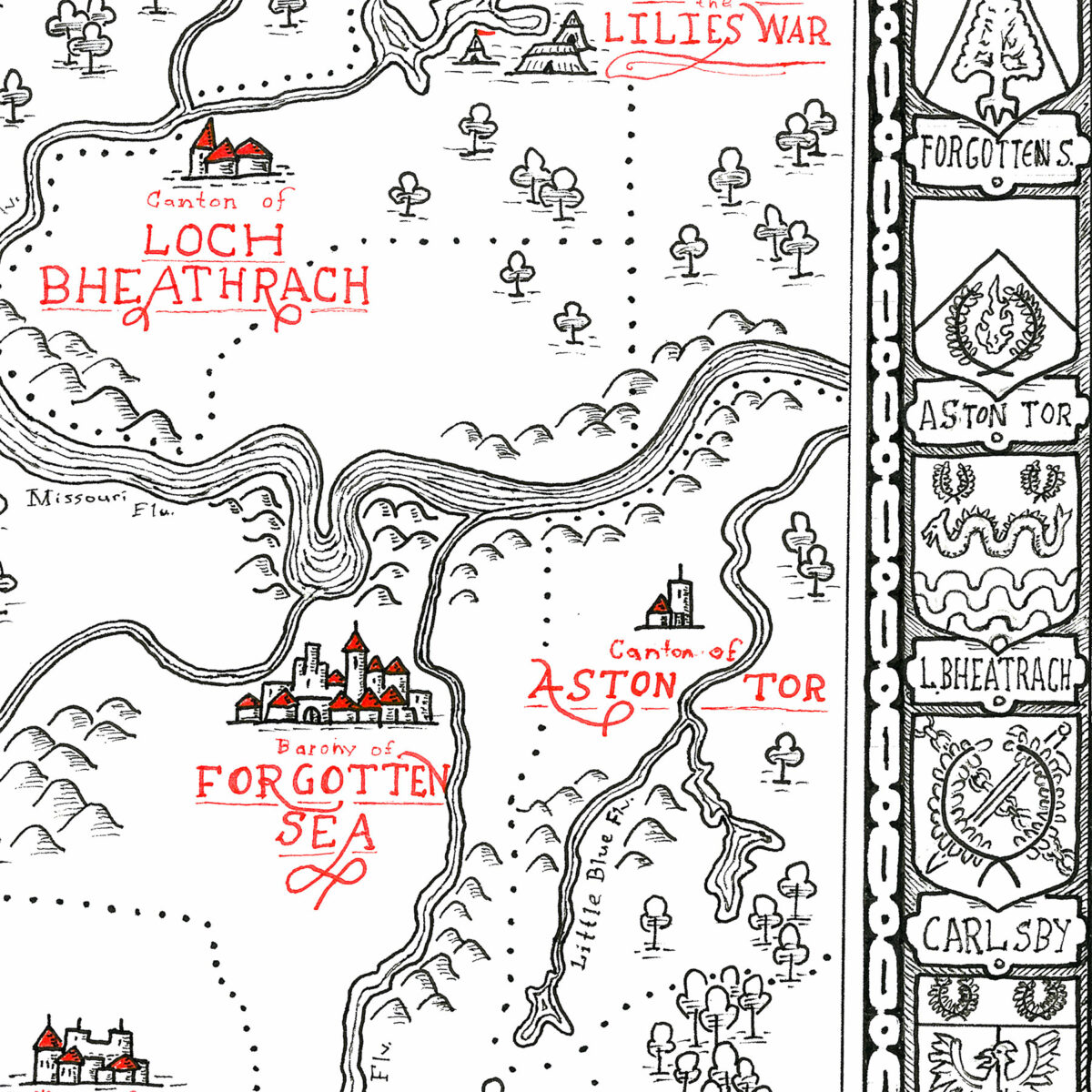 A Map of Forgotten Sea, 2017 Calontir Tri-Levels Judges’ Choice ...